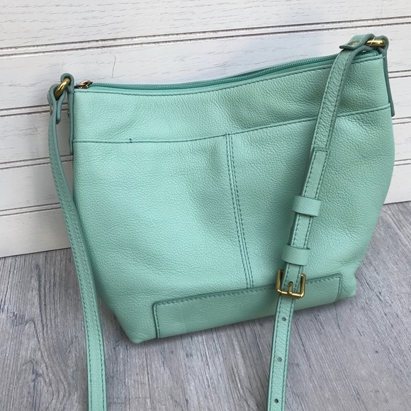 Fossil | Bags | Fossil Madison Crossbody Misty Jade | Poshmark